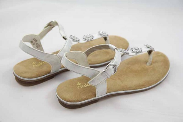 Rieker Teens Sandale Silber K0856-90 Mädchen | Sandalen | Kinderschuhe ...